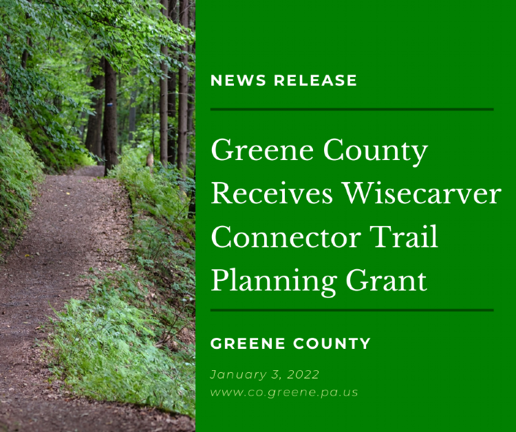 Greene County Receives Wisecarver Connector Trail Planning Grant